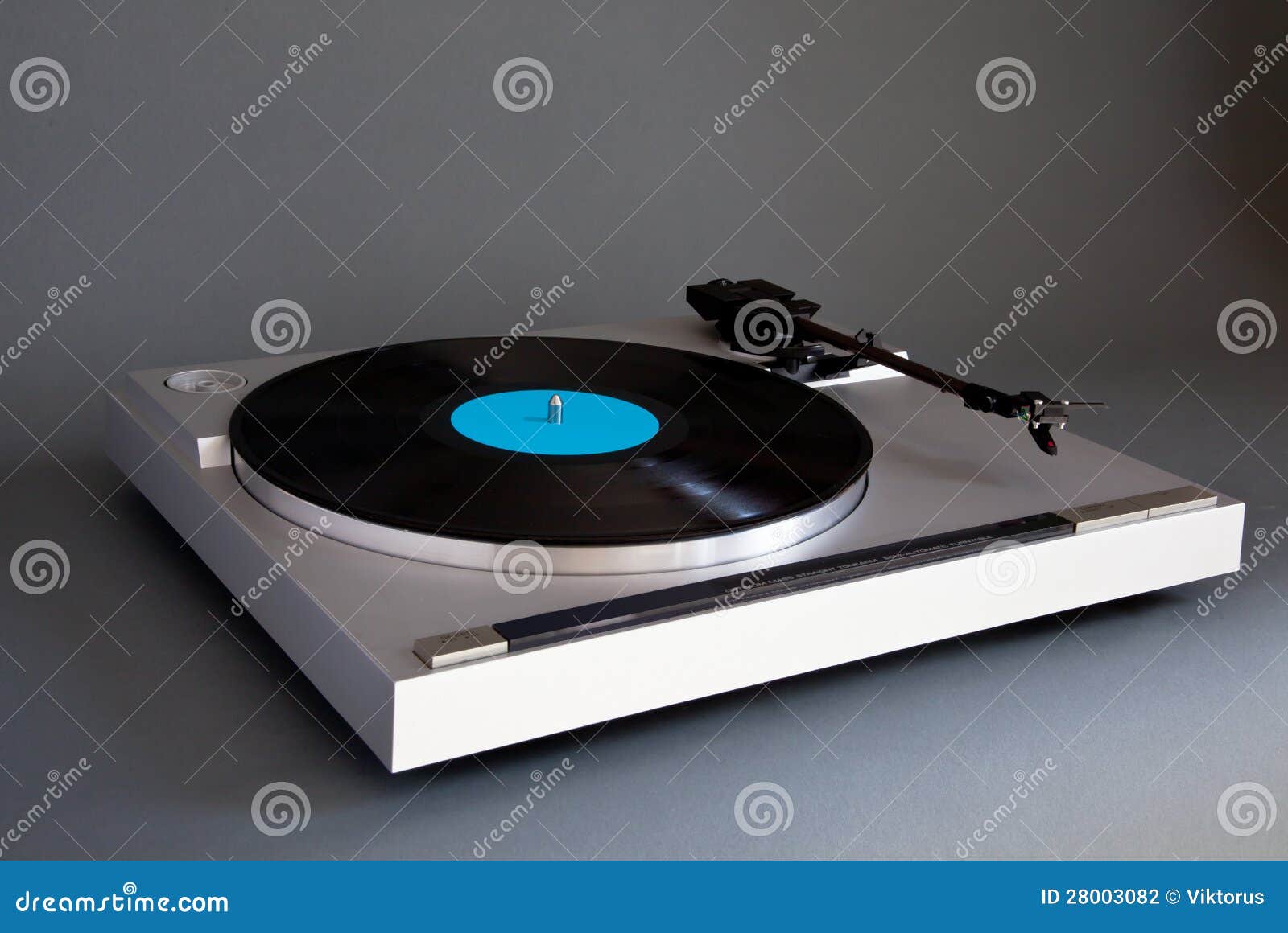 Analog Stereo Turntable Vinyl Record Player Stock Photo - Image of loud ...