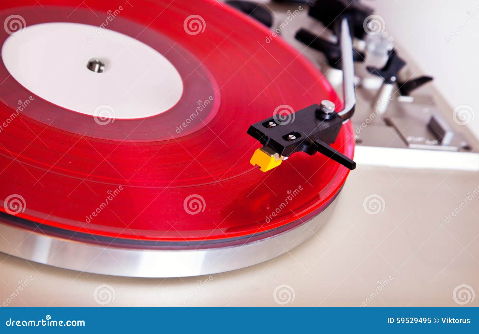 Analog Stereo Turntable Vinyl Record Player Headshell Cartridge Stock ...