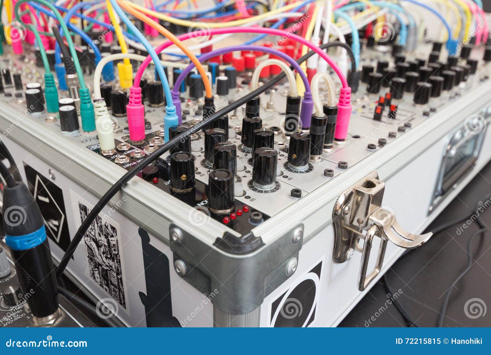 Analog Synthesizer - Modular Synth Stock Image - Image of electro ...