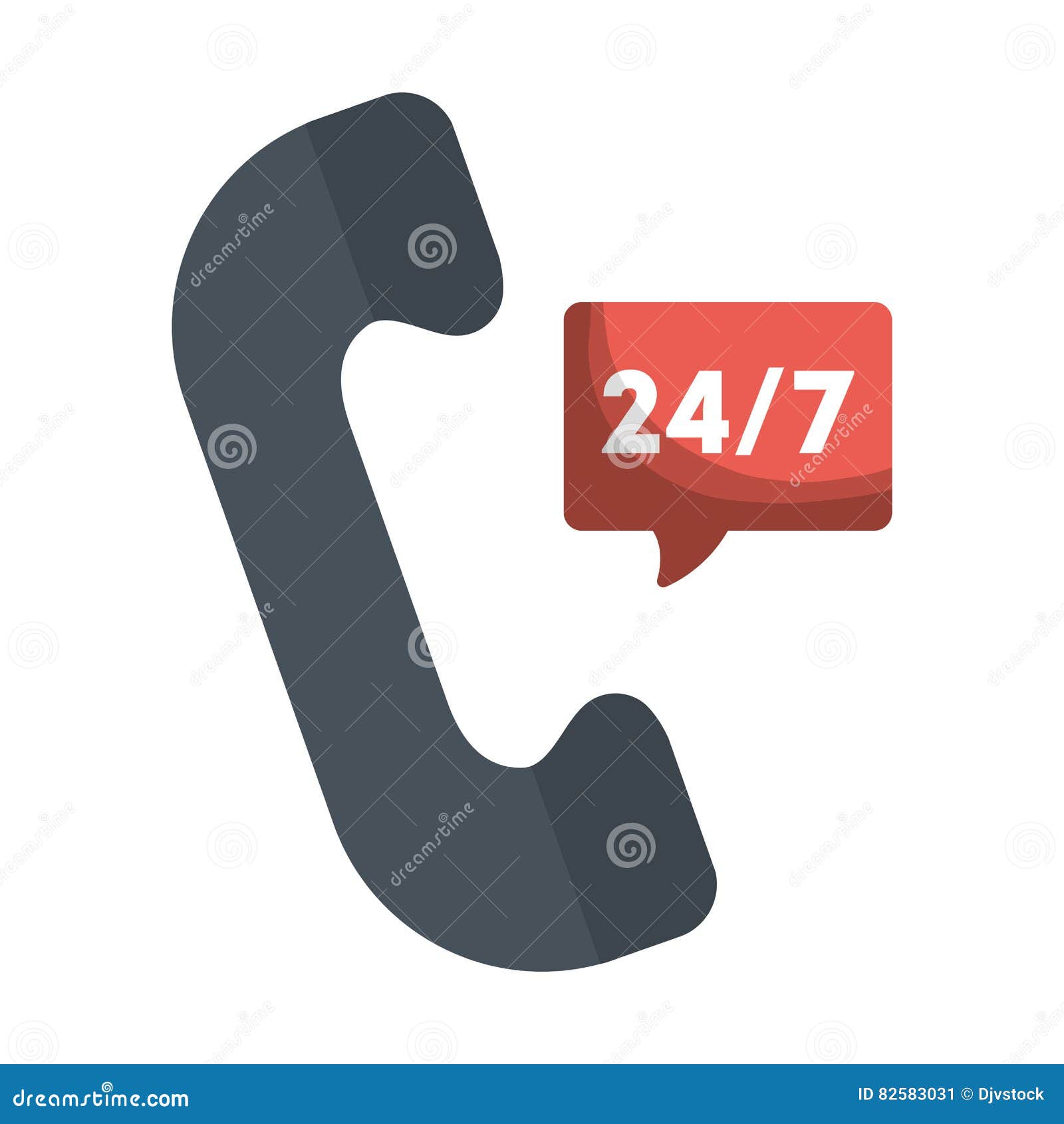 Analog Telephone Icon Image Stock Vector - Illustration of contact ...
