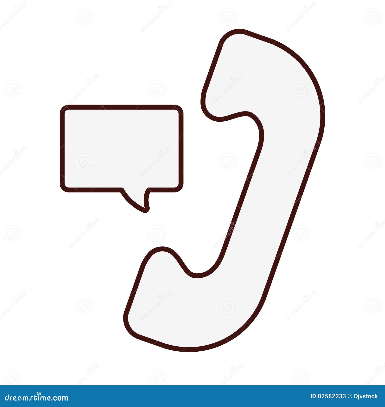 Analog Telephone Icon Image Stock Vector - Illustration of digital ...