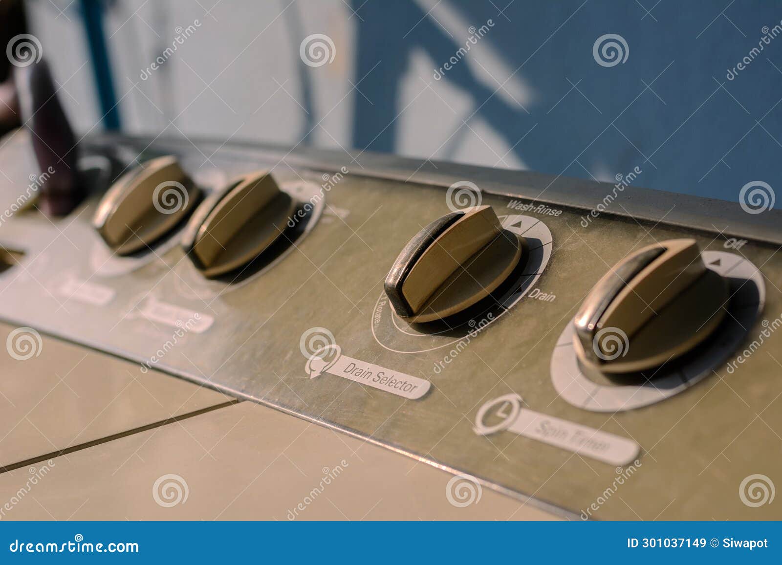 Analog Top Loading Washing Machine Stock Image - Image of care ...