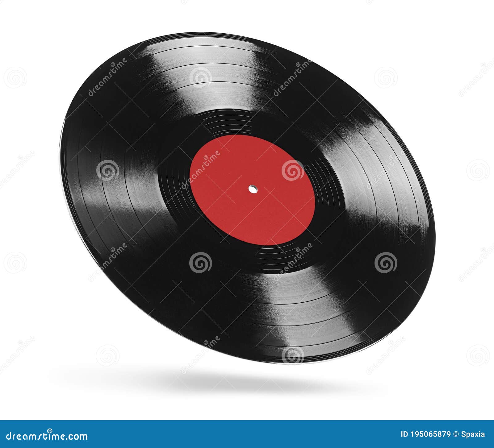 Analog Vinyl Record Lp Isolated on White Background Stock Image - Image ...
