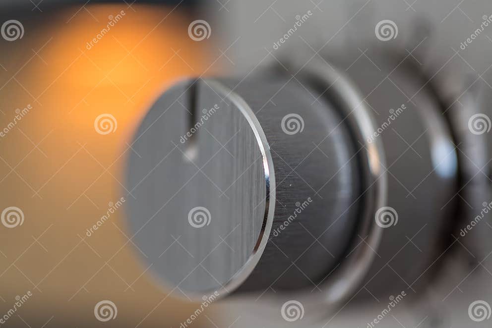 Analog Volume Knob Control stock image. Image of cassette - 92715797