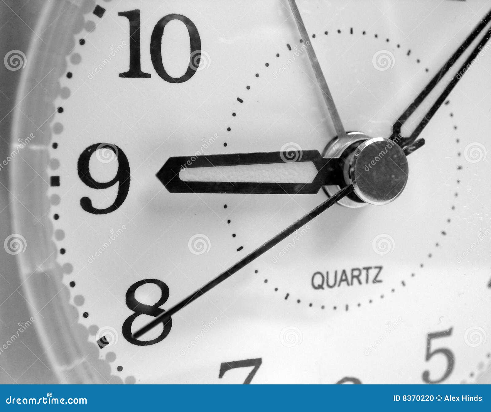 Analogue clock stock photo. Image of time, object, clock - 8370220