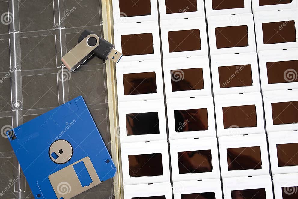 Analogue and Digital Media - Storage Media Stock Photo - Image of drive ...