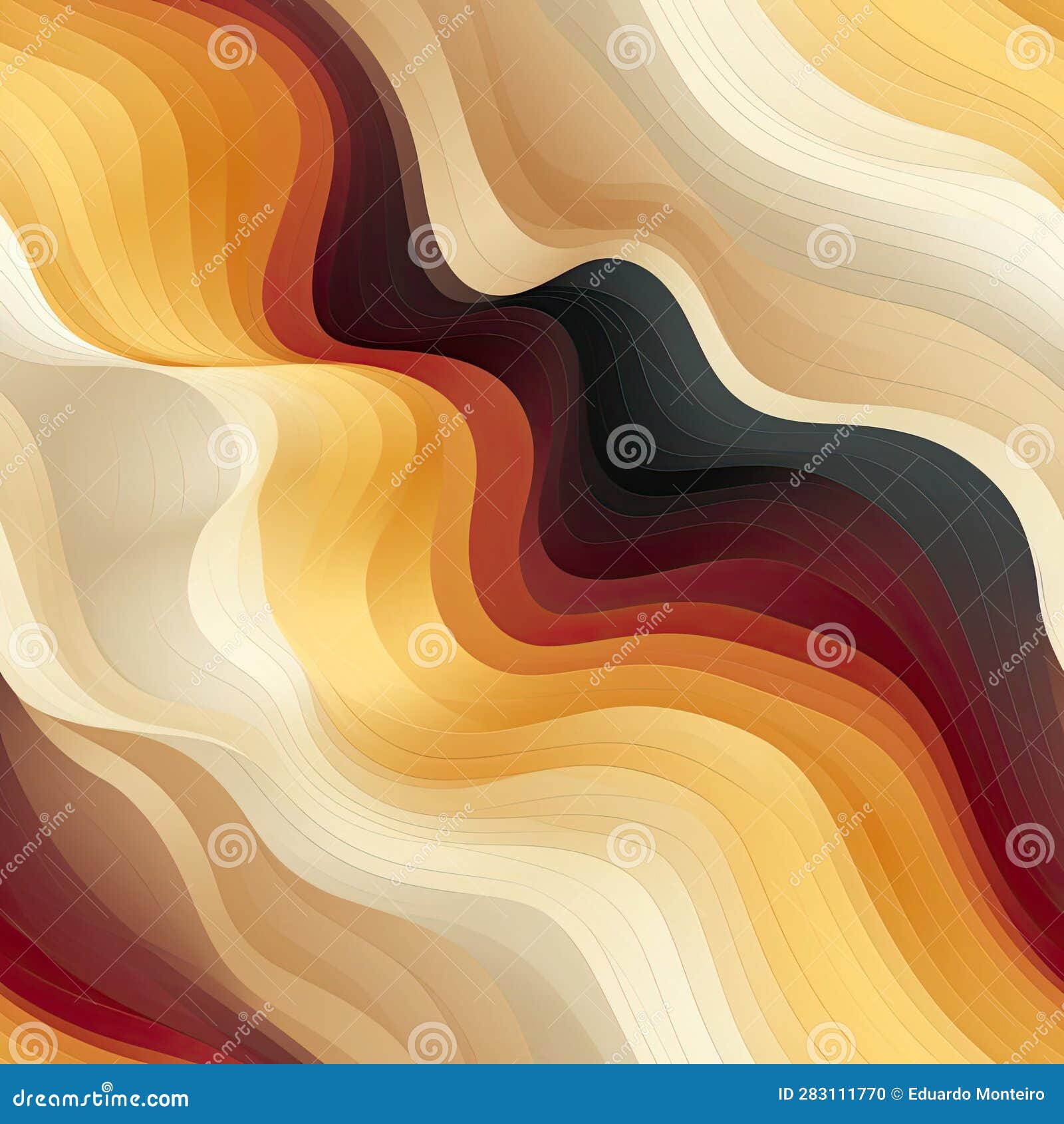 Analogy Type Abstract Wave Background with Bold Chromaticity (tiled ...