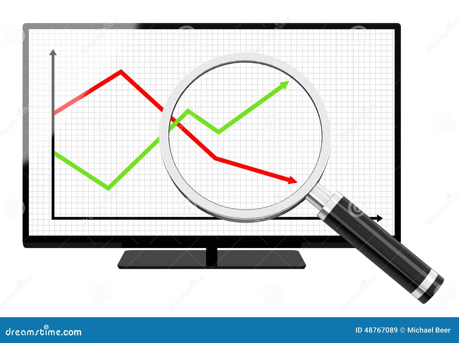 Analyse de statistique illustration stock. Illustration du données ...