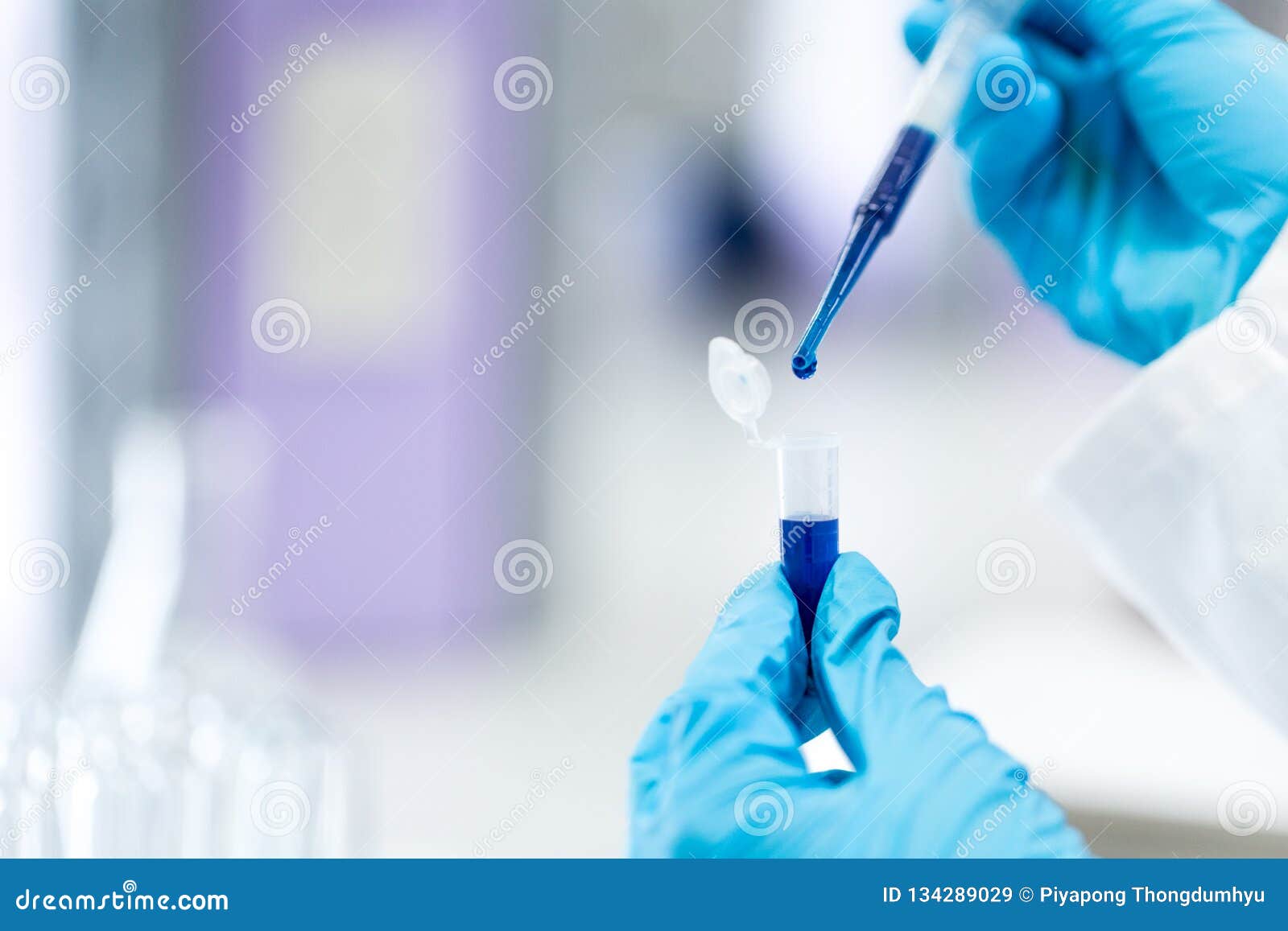 Analyse Et Analyse Chimique Biochimiques Dans Le Laboratoire Image ...