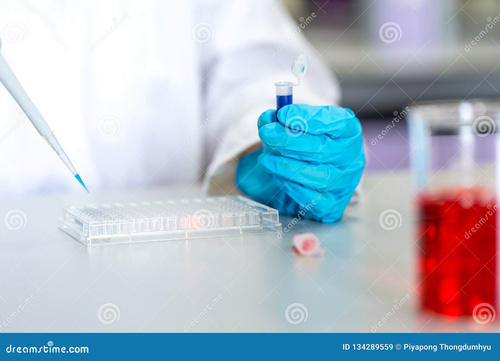 Analyse Et Analyse Chimique Biochimiques Dans Le Laboratoire Image ...