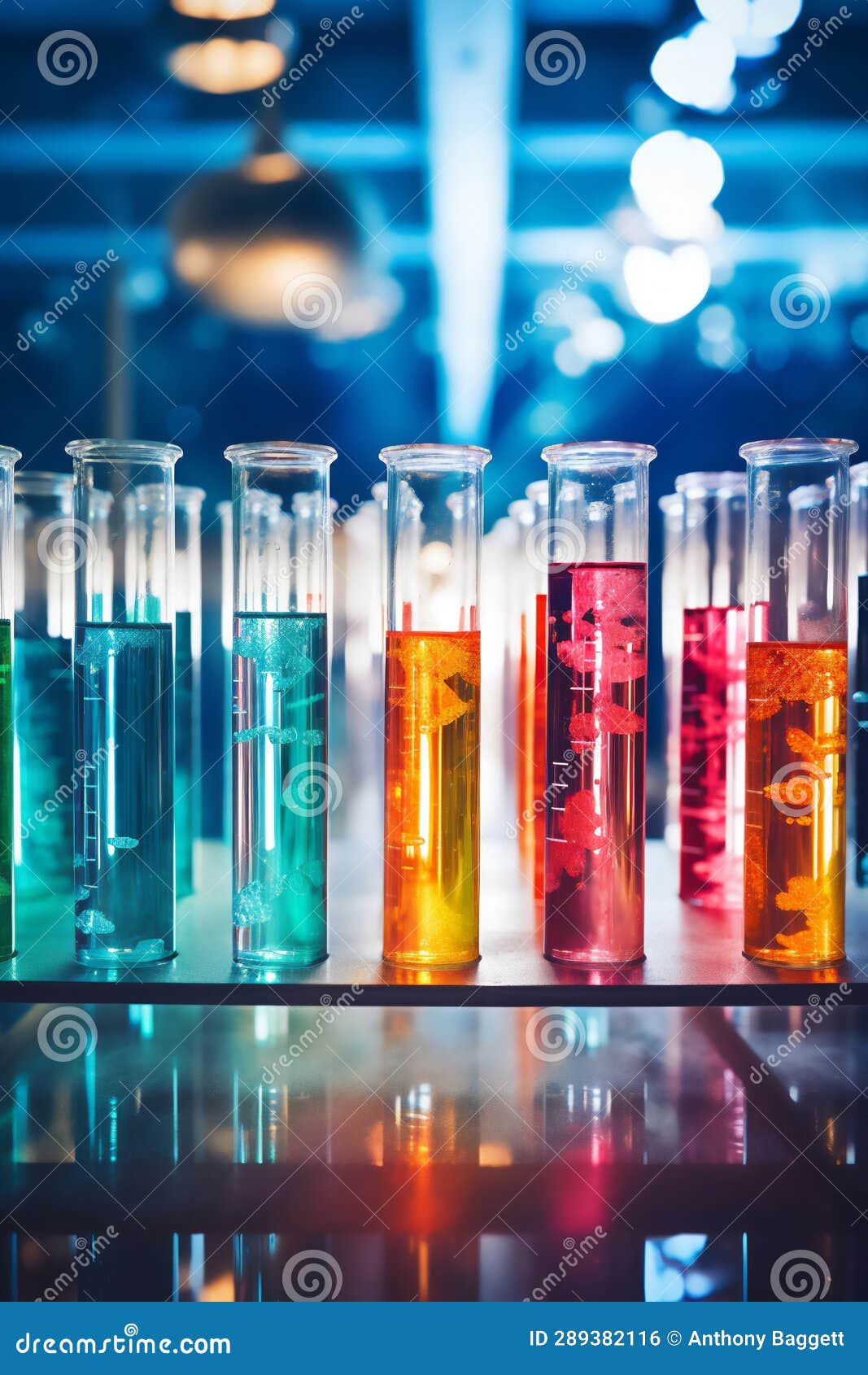 Analysing Glass Test Tubes Samples Royalty-Free Illustration ...