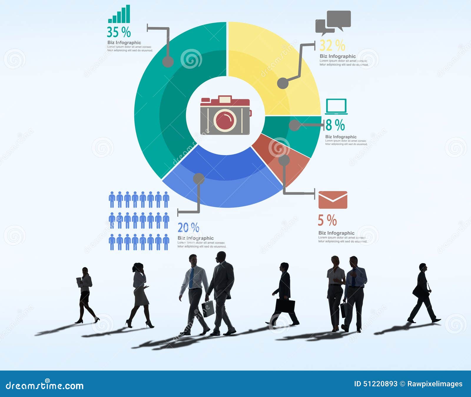 Analysis Analytic Marketing Sharing Graph Diagram Concept Stock Image ...