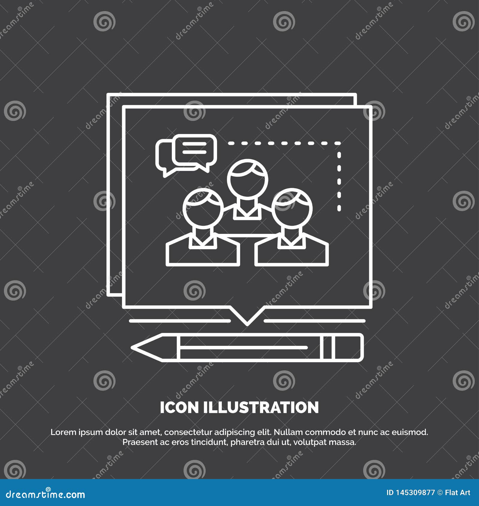 Analysis, Argument, Business, Convince, Debate Icon. Line Vector Symbol ...