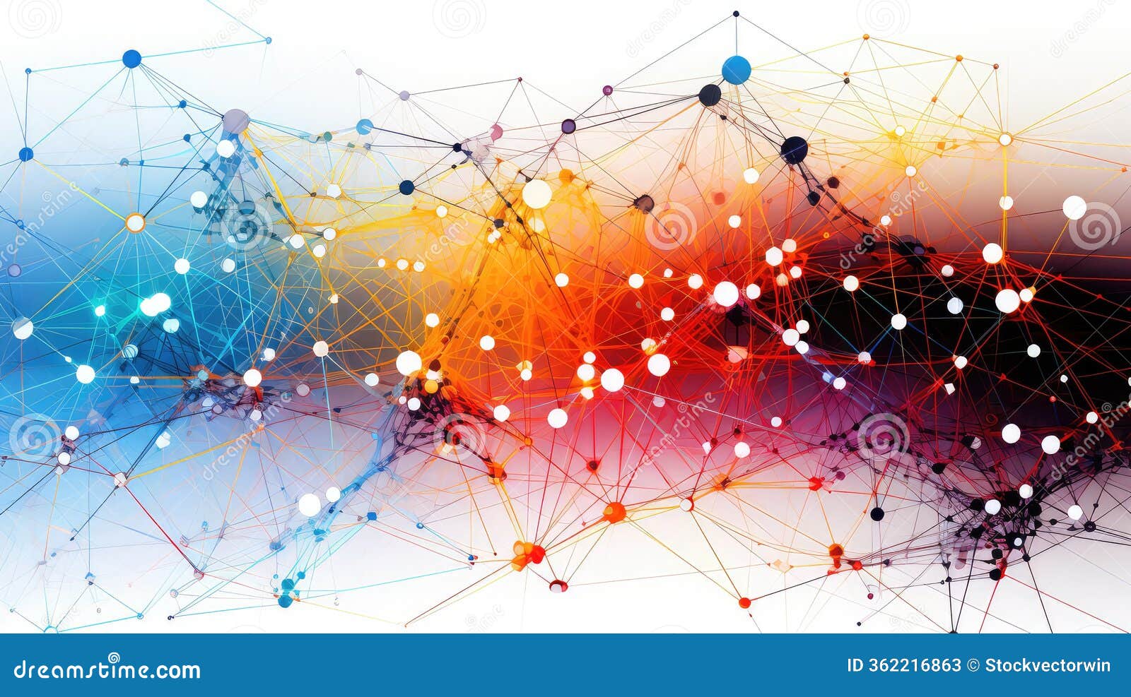 Analysis big data graph stock illustration. Illustration of ...