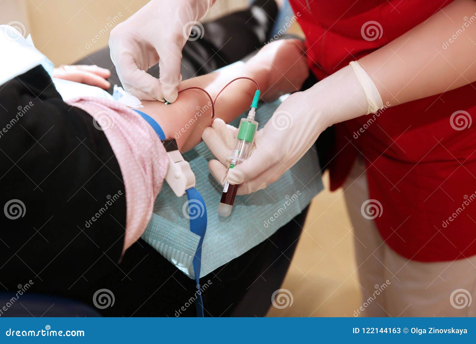 Analysis of Blood from the Patient Stock Image - Image of making ...