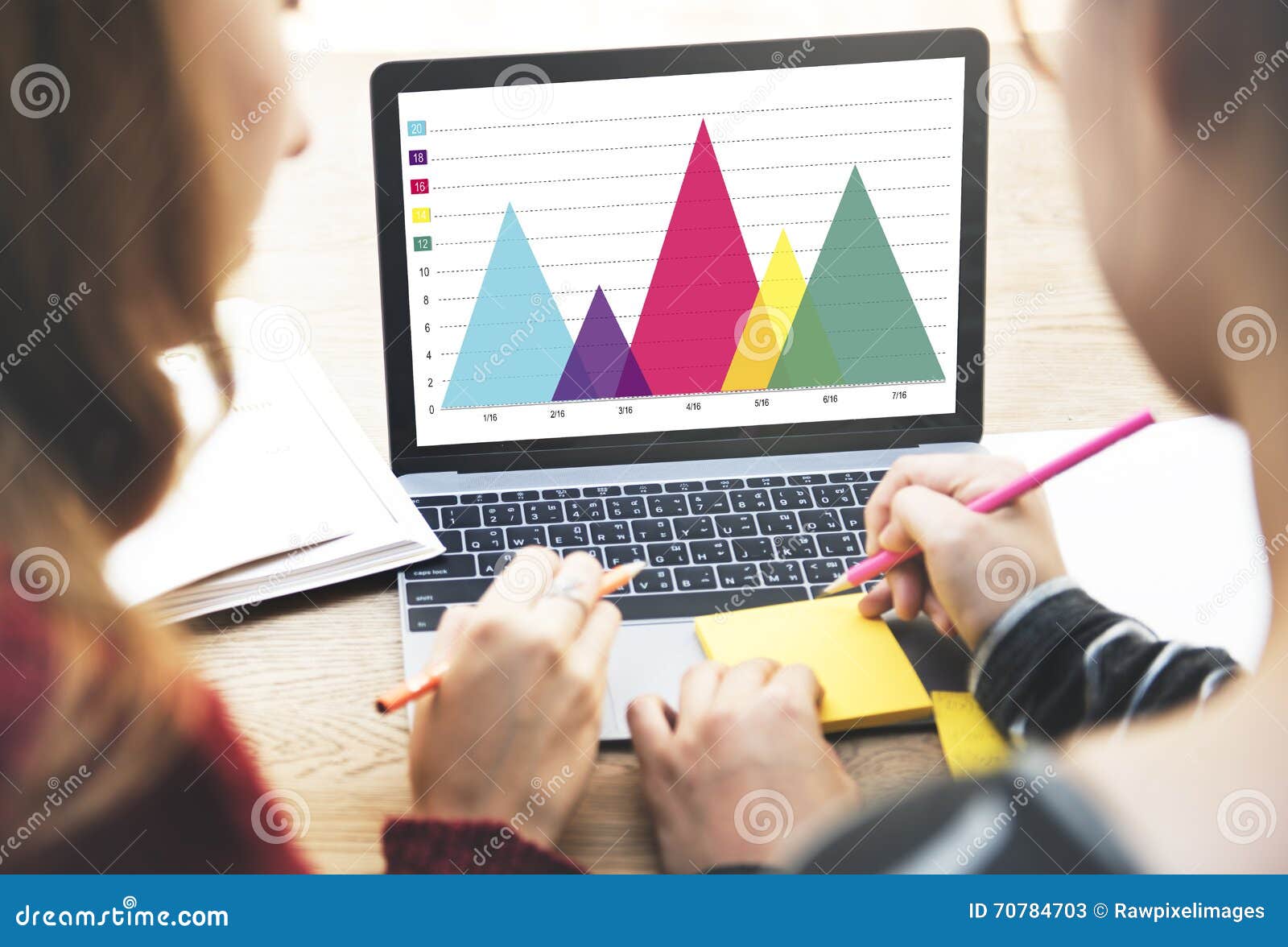 Analysis Business Triangle Chart Concept Stock Image - Image of ...