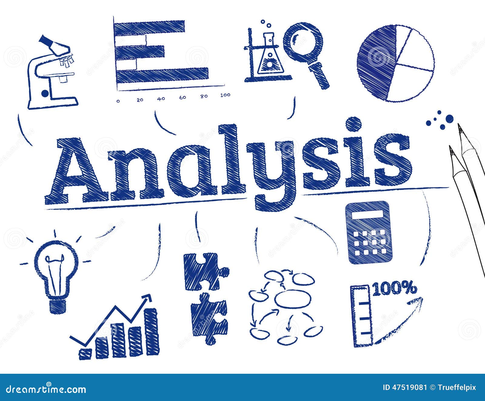 Analysis stock illustration. Illustration of chart, analysis - 47519081