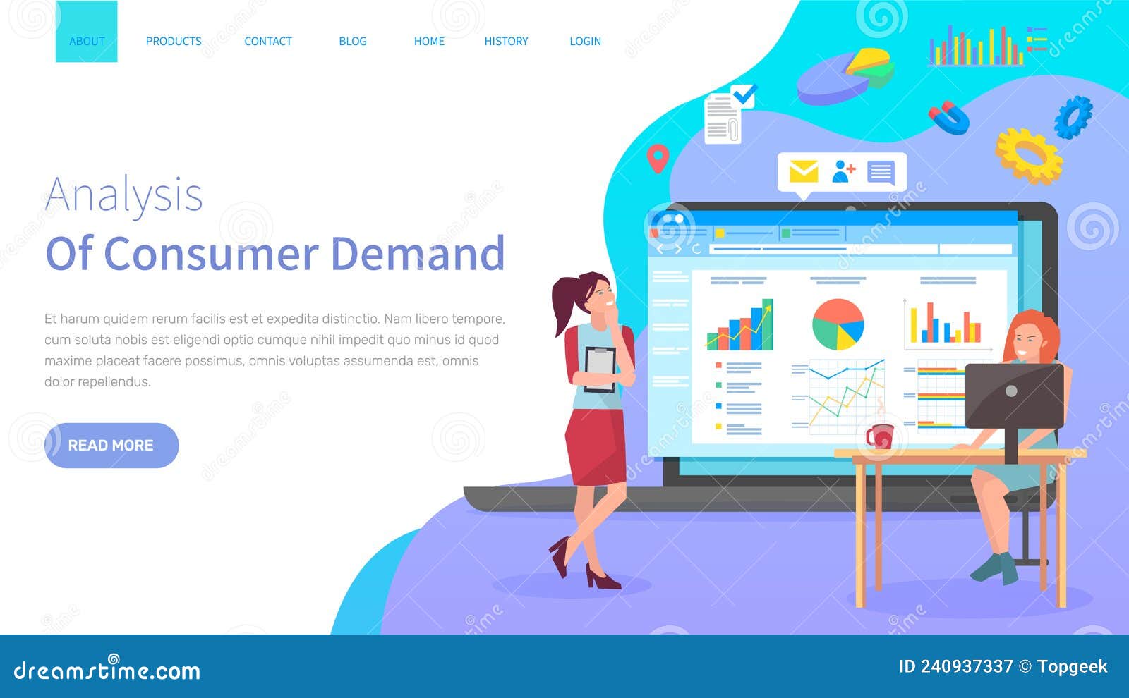 Analysis of Consumer Demand, Workers Discuss Statistical Indicators ...
