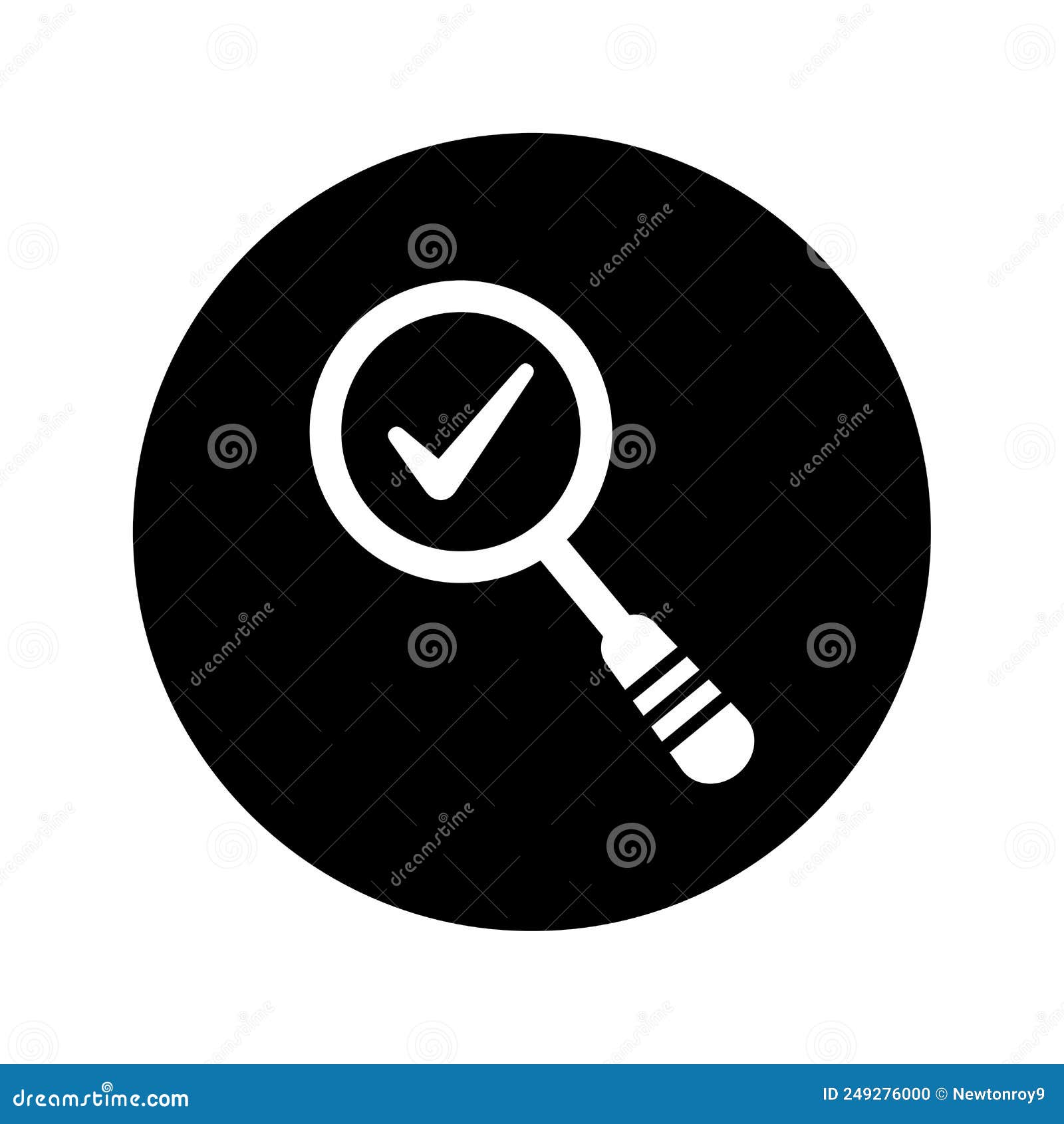 Analysis, Correct, Correction Icon. Rounded Vector Design Stock ...