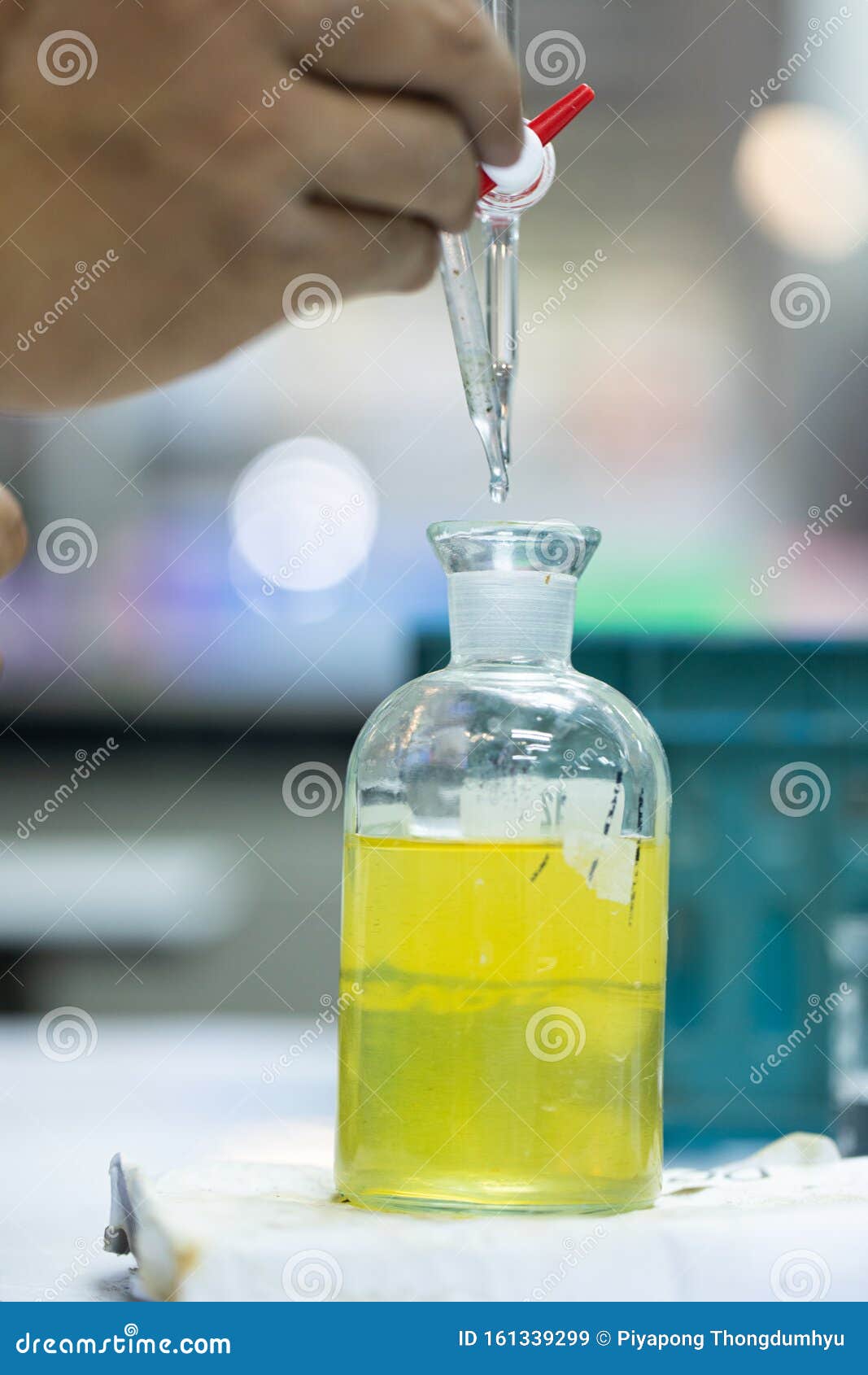 Analysis of Dissolved OxygenOD,BOD and Alkalinity. Stock Image - Image ...