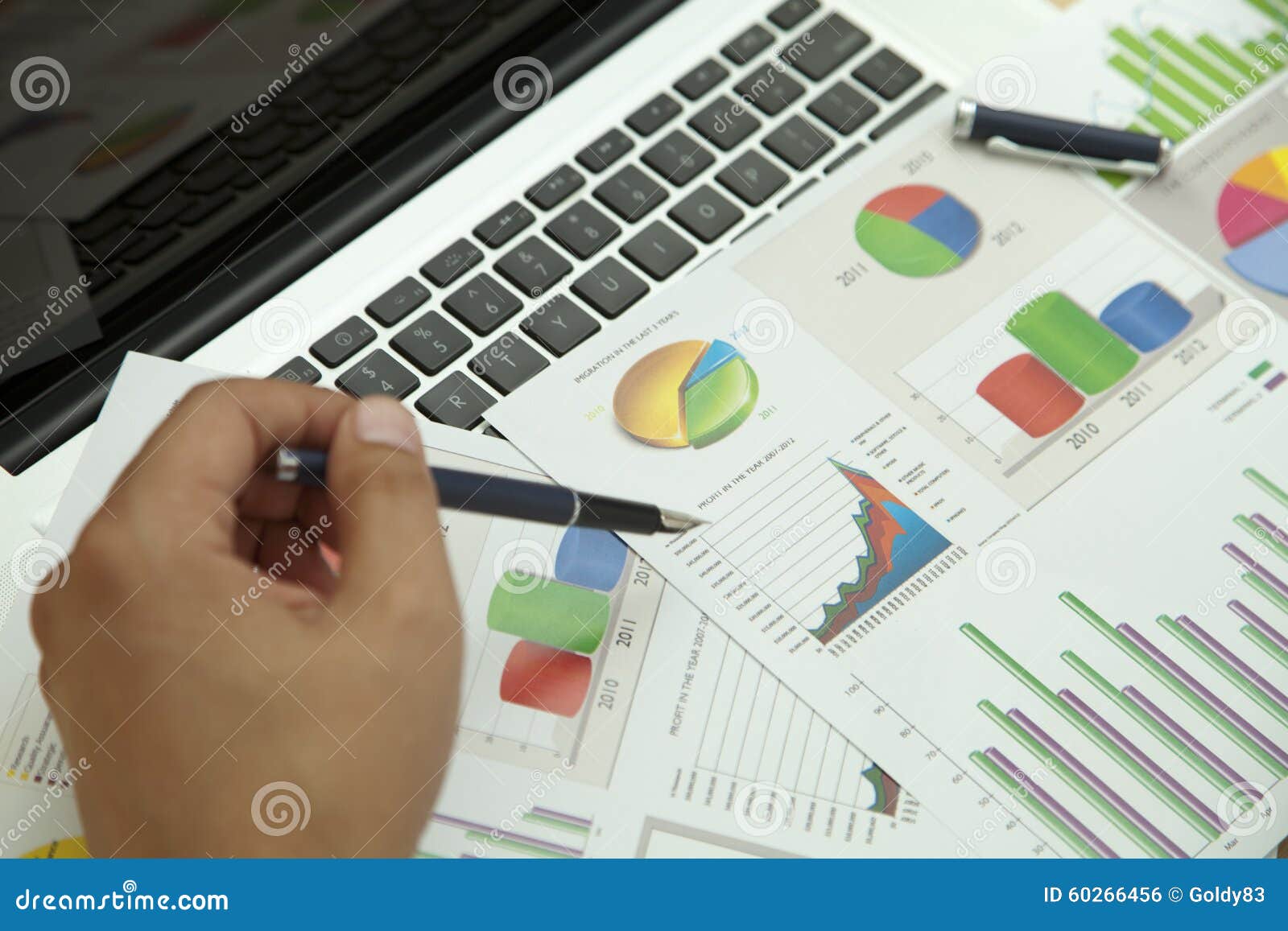 Analysis of documents stock photo. Image of horizontal - 60266456