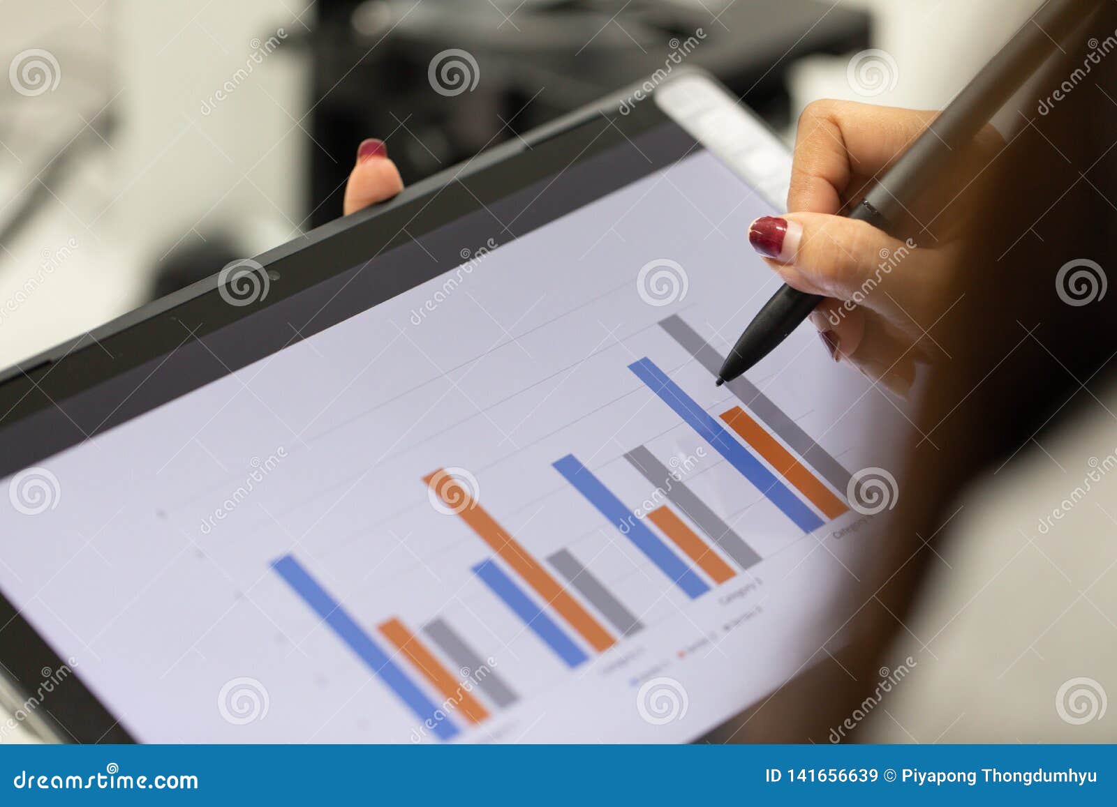 Analysis of Experimental Results in Lab. Stock Image - Image of ...