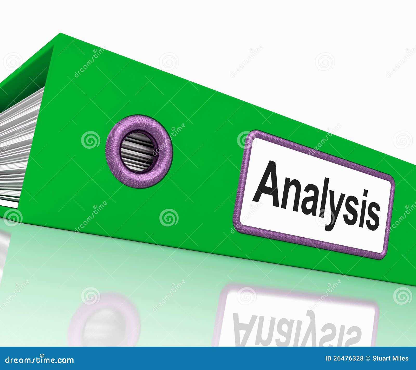 Analysis File Contains Data and Analyzing Documents Stock Illustration ...