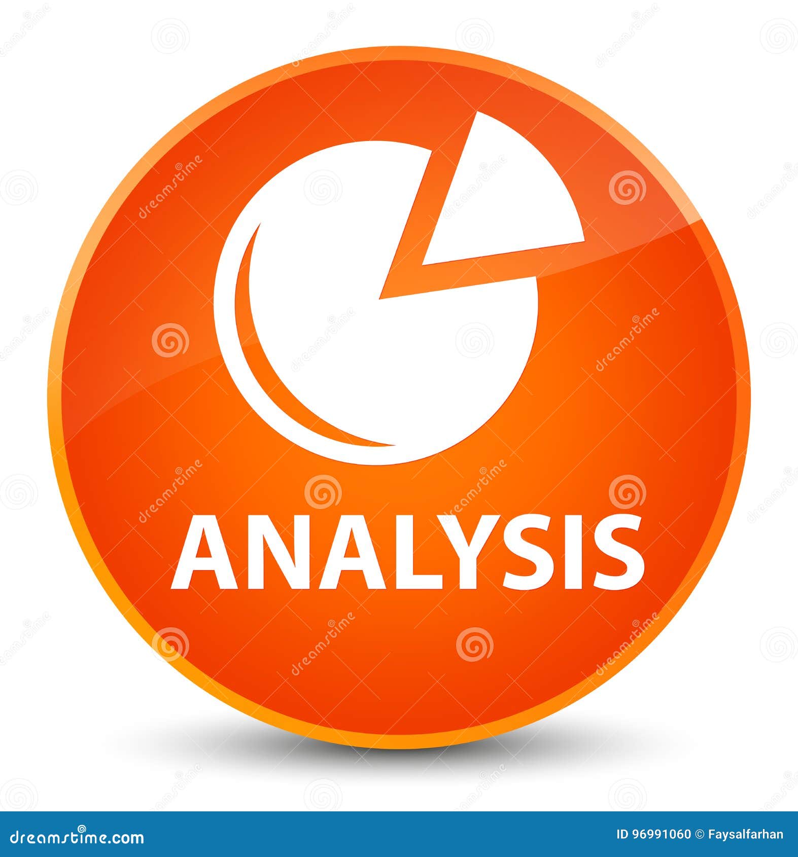 Analysis (graph Icon) Elegant Orange Round Button Stock Illustration ... Analysis (graph Icon) Elegant Orange Round Button Stock Illustration ...