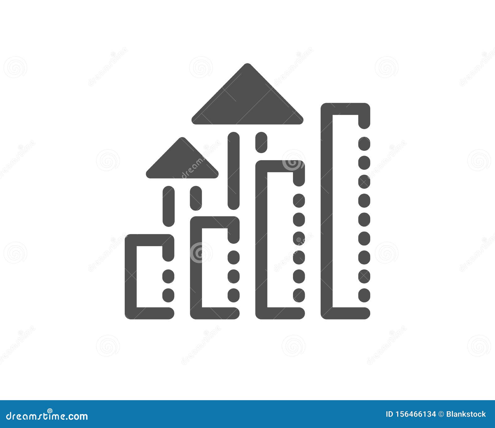 Analysis Graph Icon. Results Chart Sign. Traffic Management. Vector ...