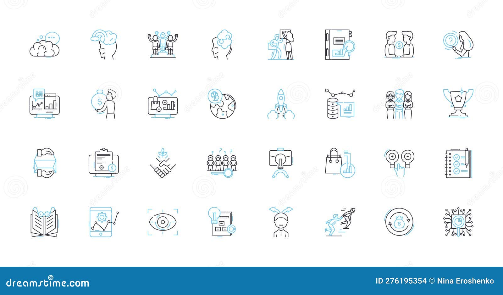 Interpretation Line Icons Collection. Translation, Understanding ... Interpretation Line Icons Collection. Translation, Understanding ...