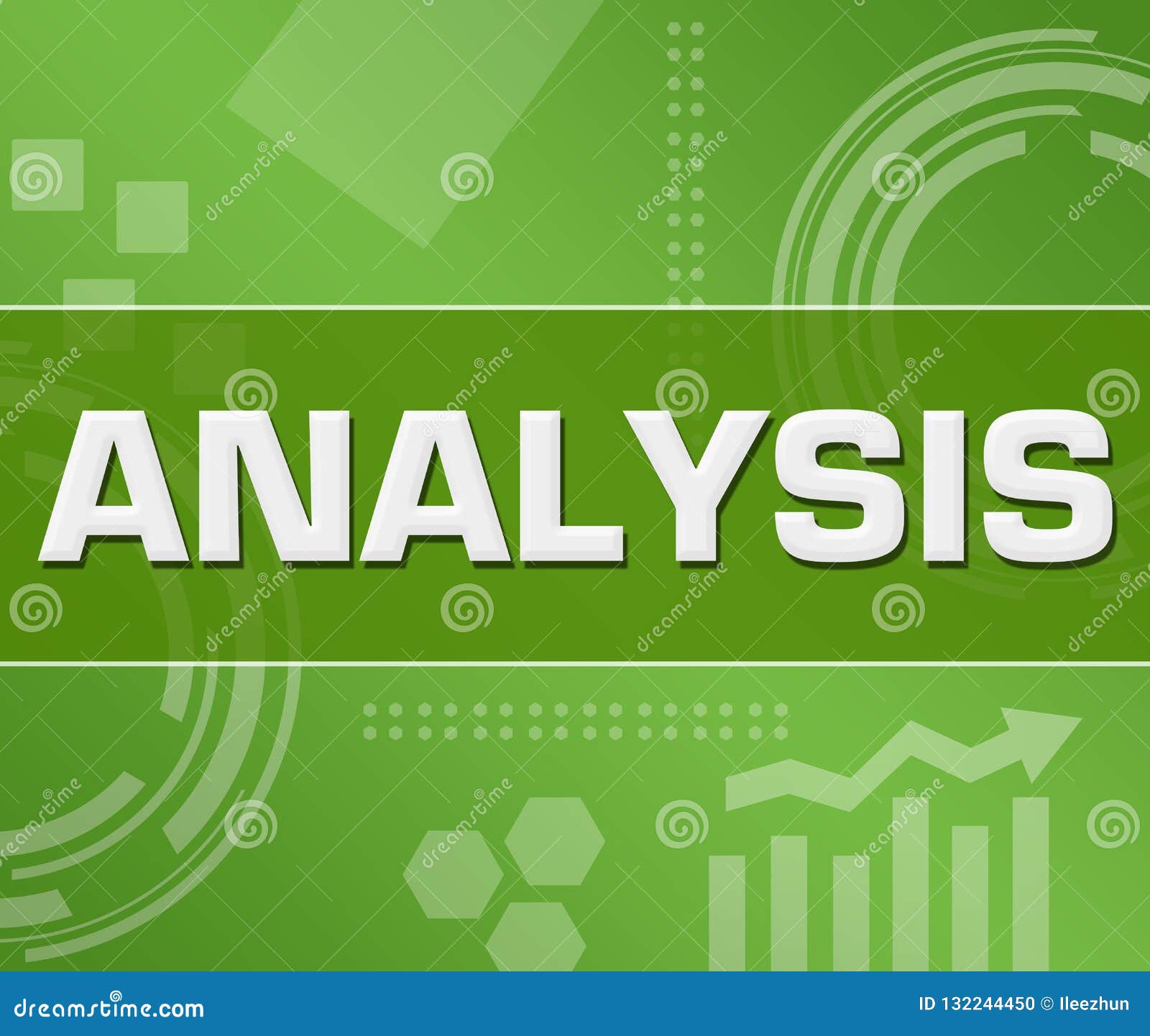 Analysis Green Technology Background Square Stock Illustration ...