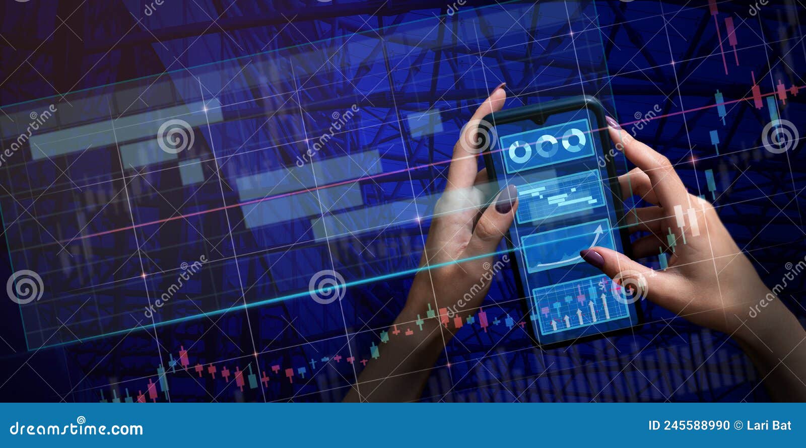 Analysis of the Growth of the Construction Business. Graphs of ...