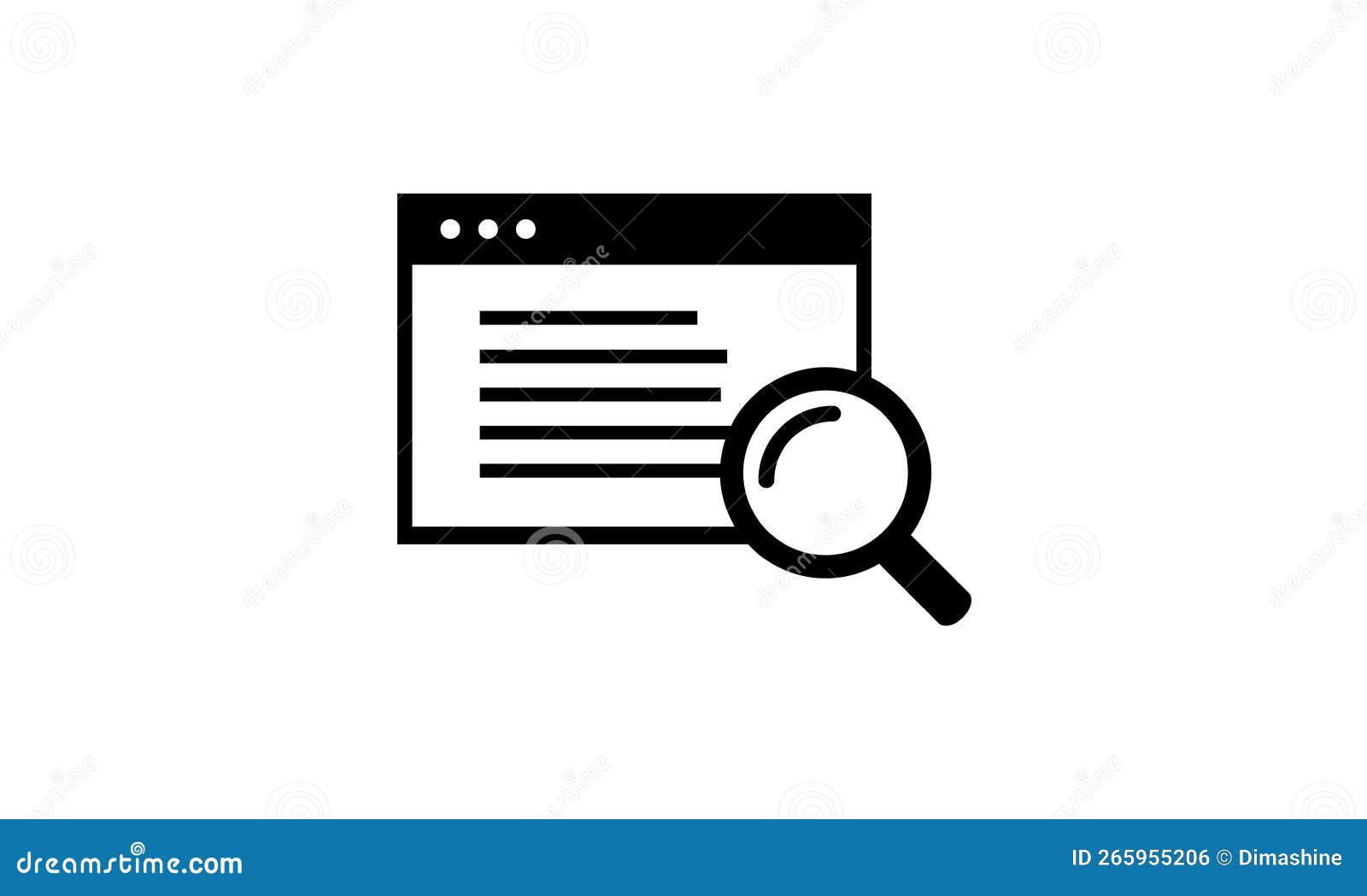 Analysis Icon, Result Report, Document Financial Review Magnifying ...