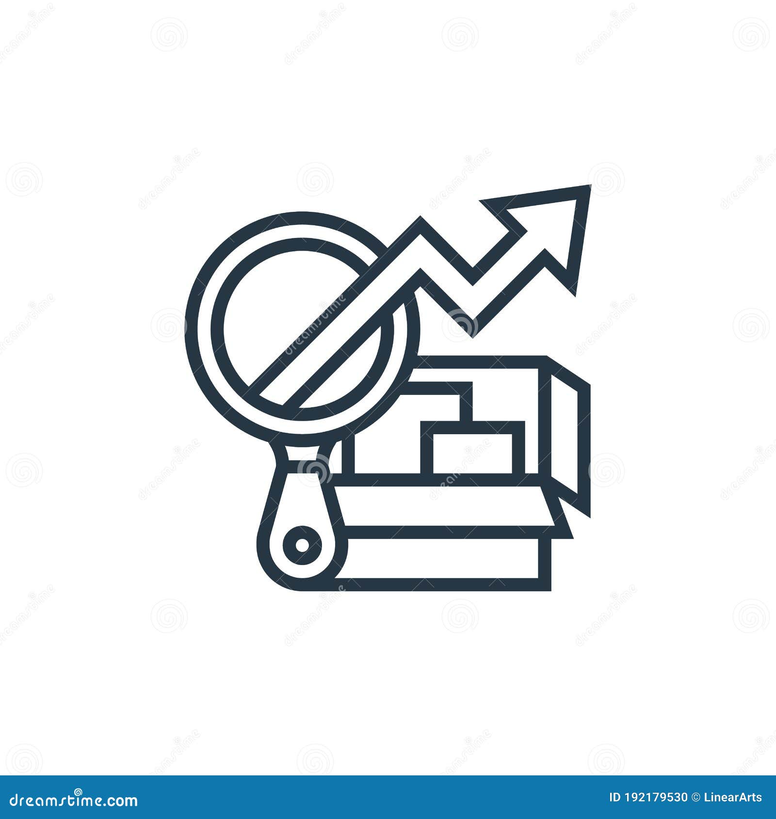 Analysis Icon Vector from Industrial Process Concept. Thin Line ...