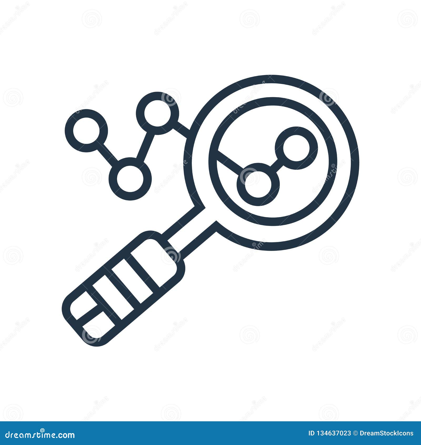 Analysis Icon Vector Isolated on White Background, Analysis Sign Stock ...