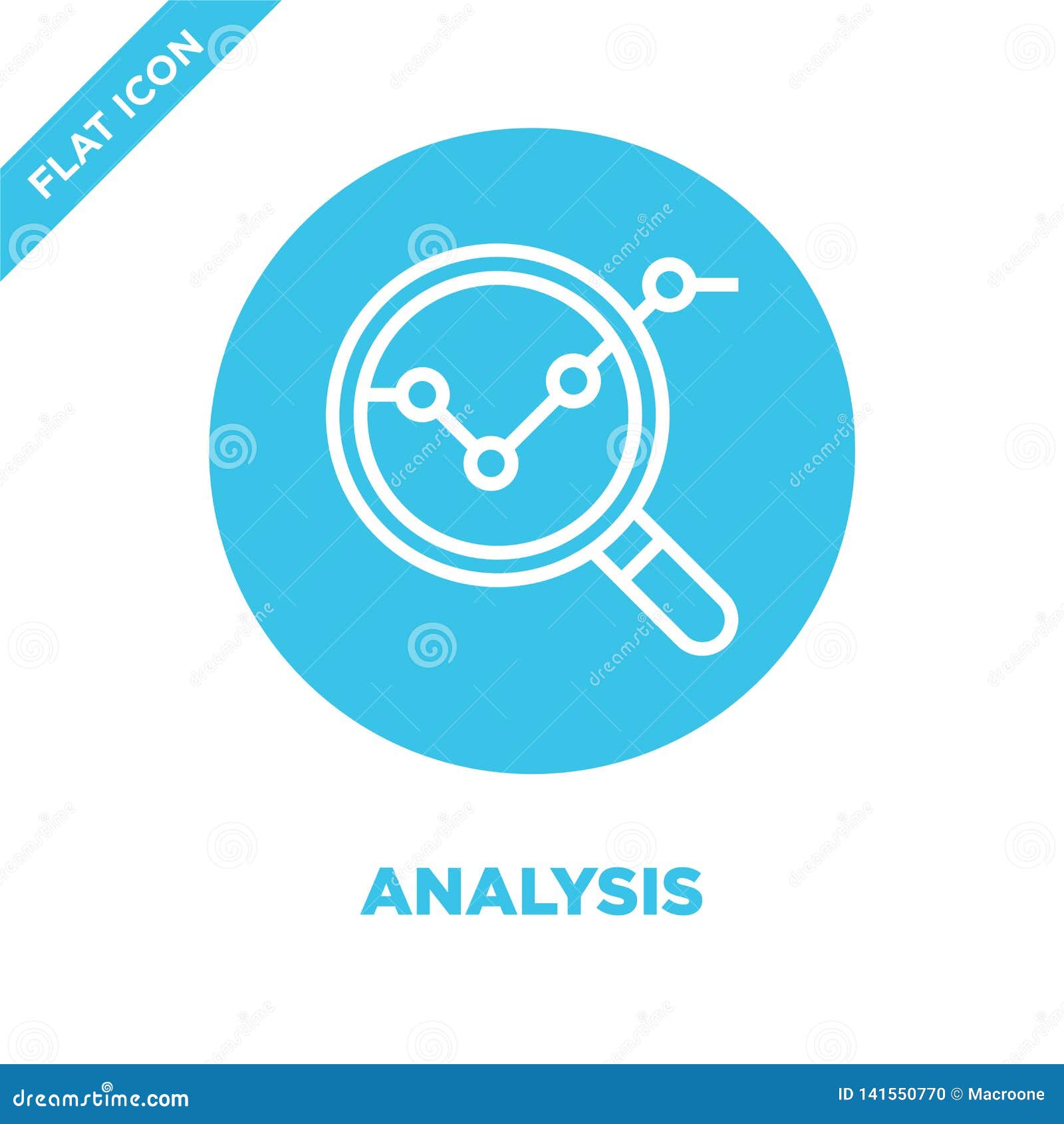 Analysis Icon Vector. Thin Line Analysis Outline Icon Vector ...