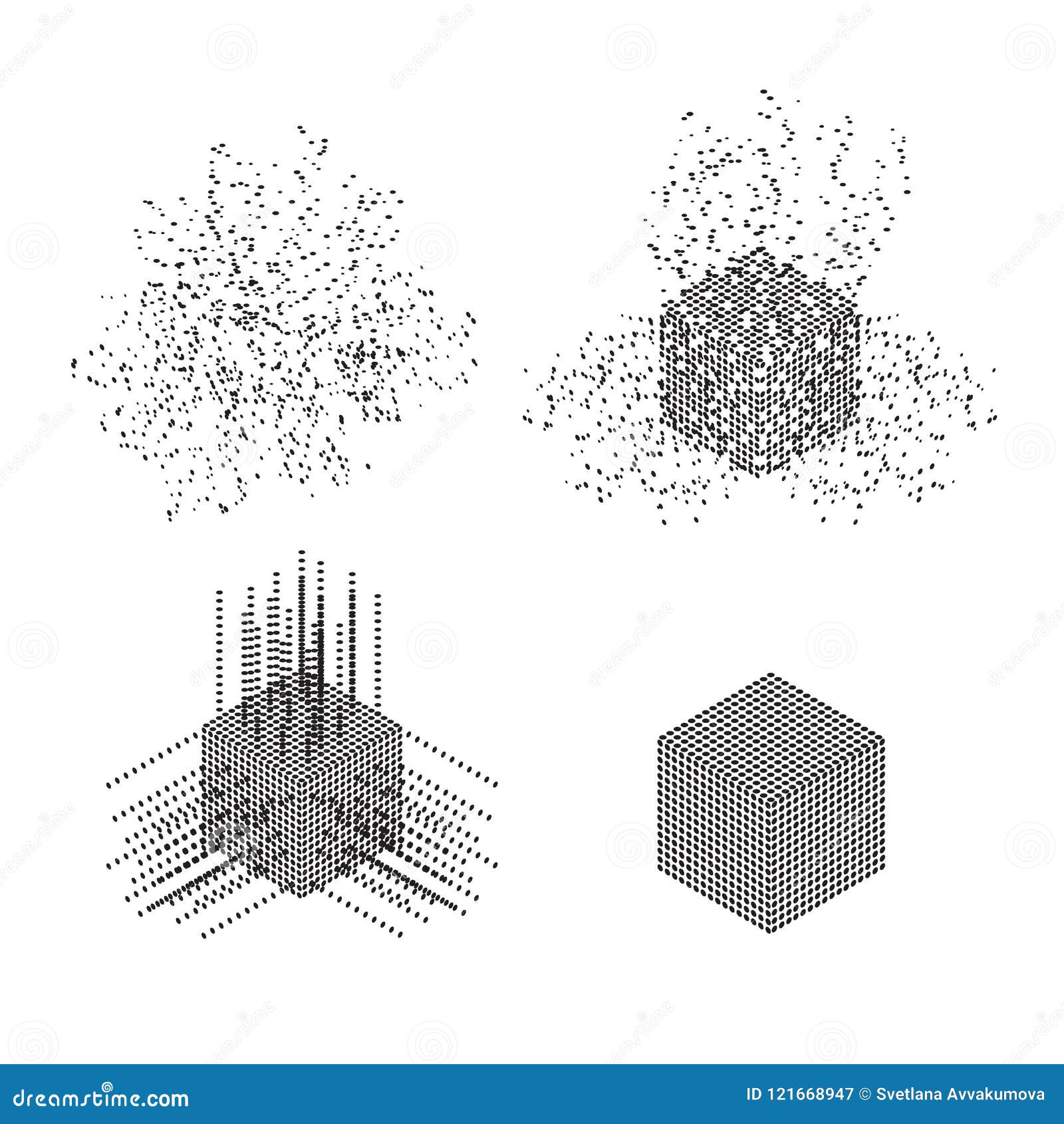 Analysis of Information. Black Silhouette Stock Illustration ...
