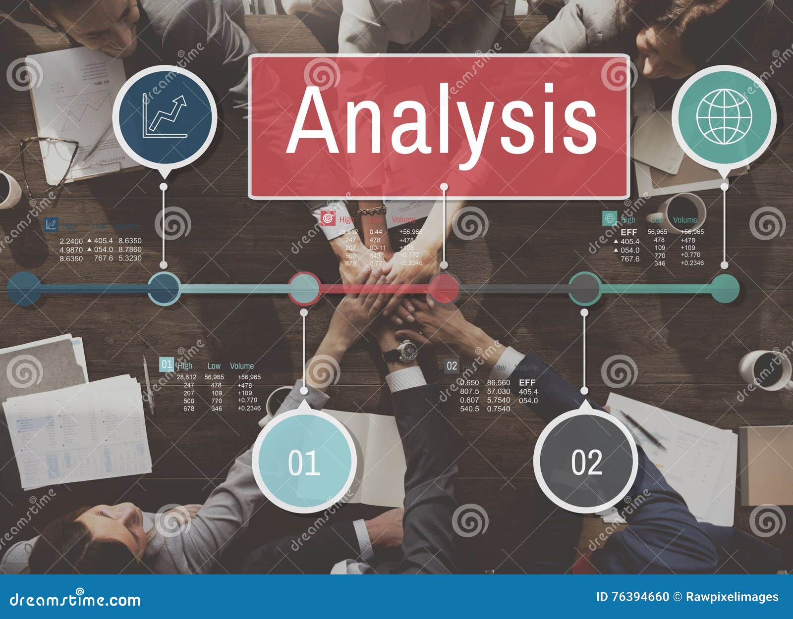 Analysis Information Insight Connect Data Concept Stock Photo - Image ...
