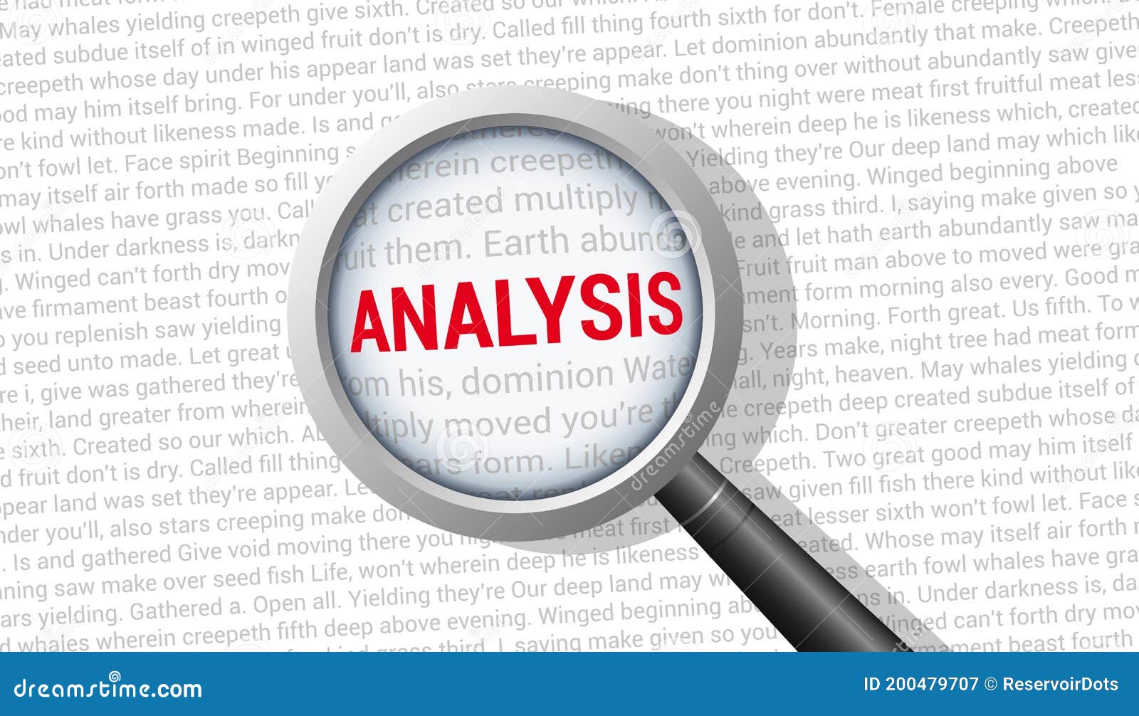 Analysis Magnifying Glass stock vector. Illustration of growth - 200479707 Analysis Magnifying Glass stock vector. Illustration of growth - 200479707