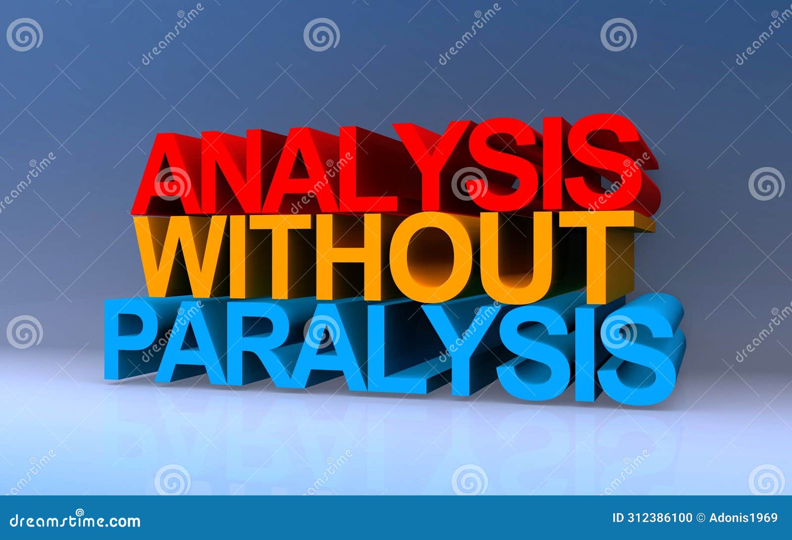 Analysis Paralysis Death By Overanalyzing Chalk Outline 3d Illus Stock ...
