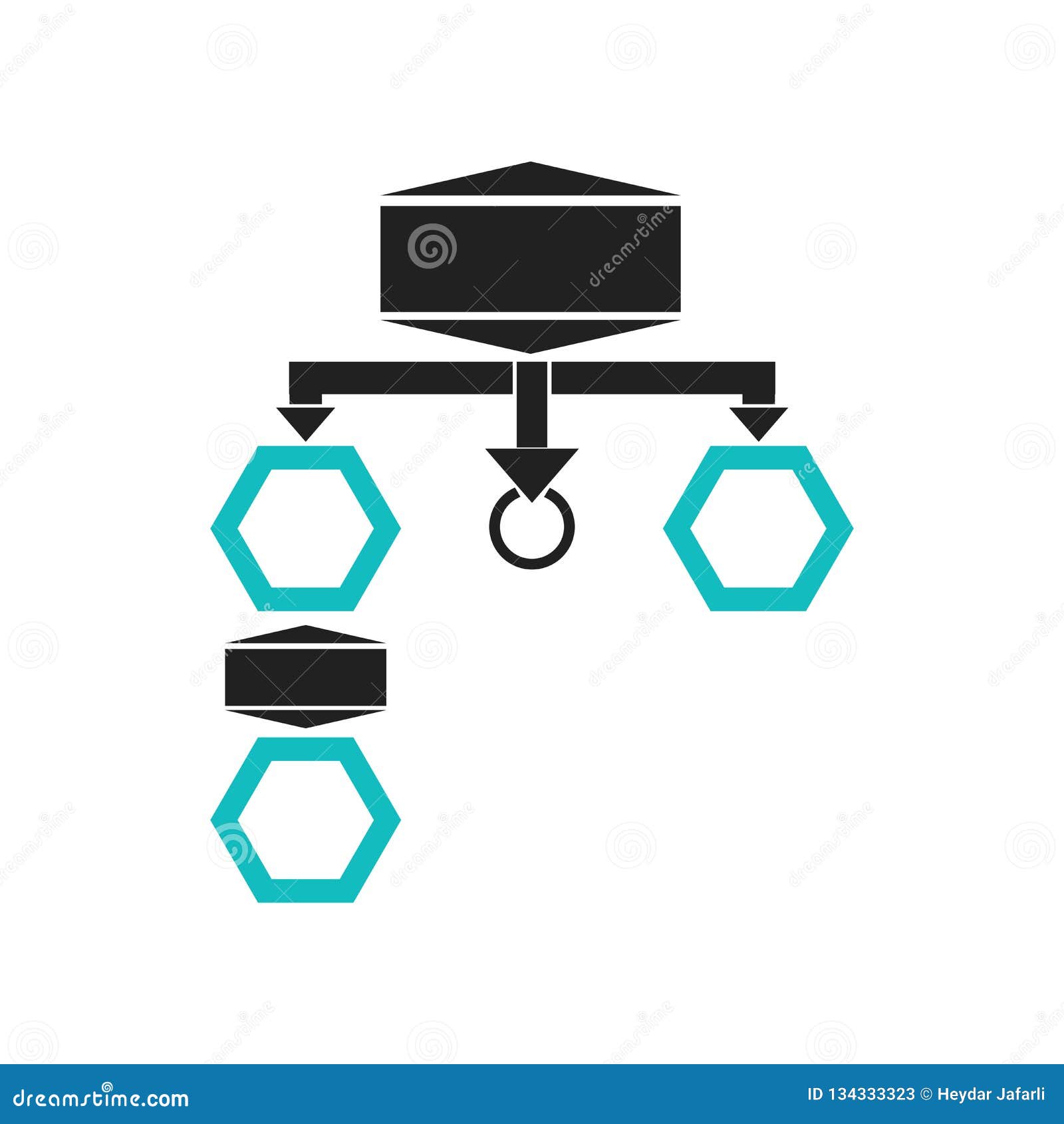 Analysis Process Icon Vector Sign and Symbol Isolated on White ...