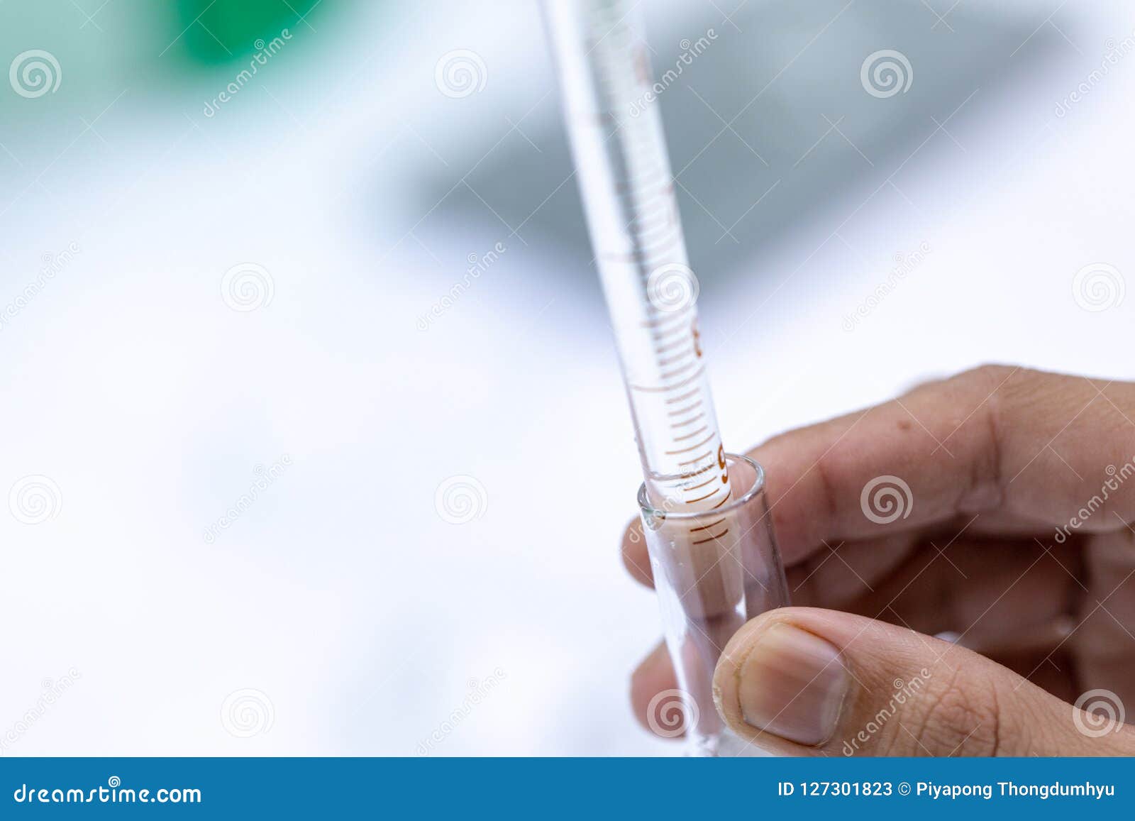 Analysis Protein for Study in Laboratory. Stock Image - Image of food ...