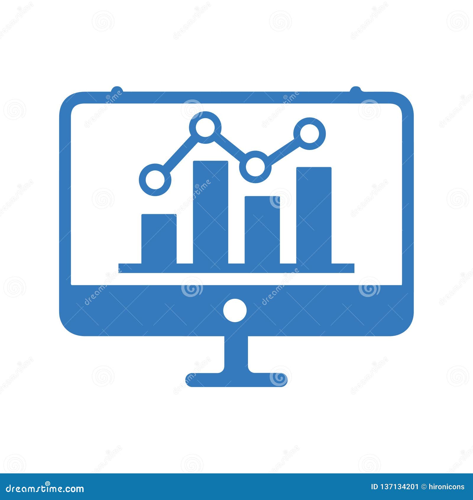 Analysis Report/Graph/Research Icon Stock Vector - Illustration of ...