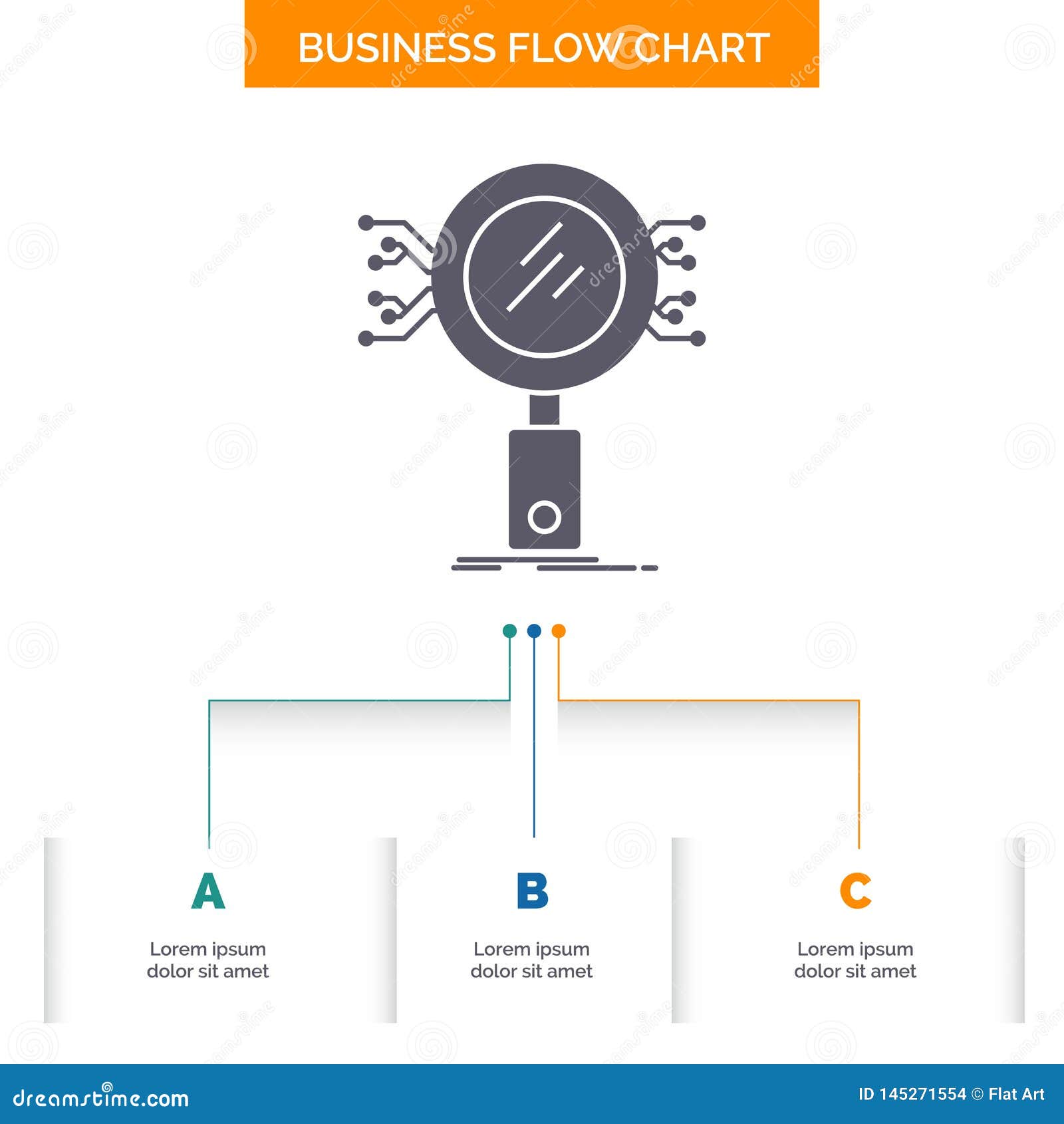Analysis, Search, Information, Research, Security Business Flow Chart ...