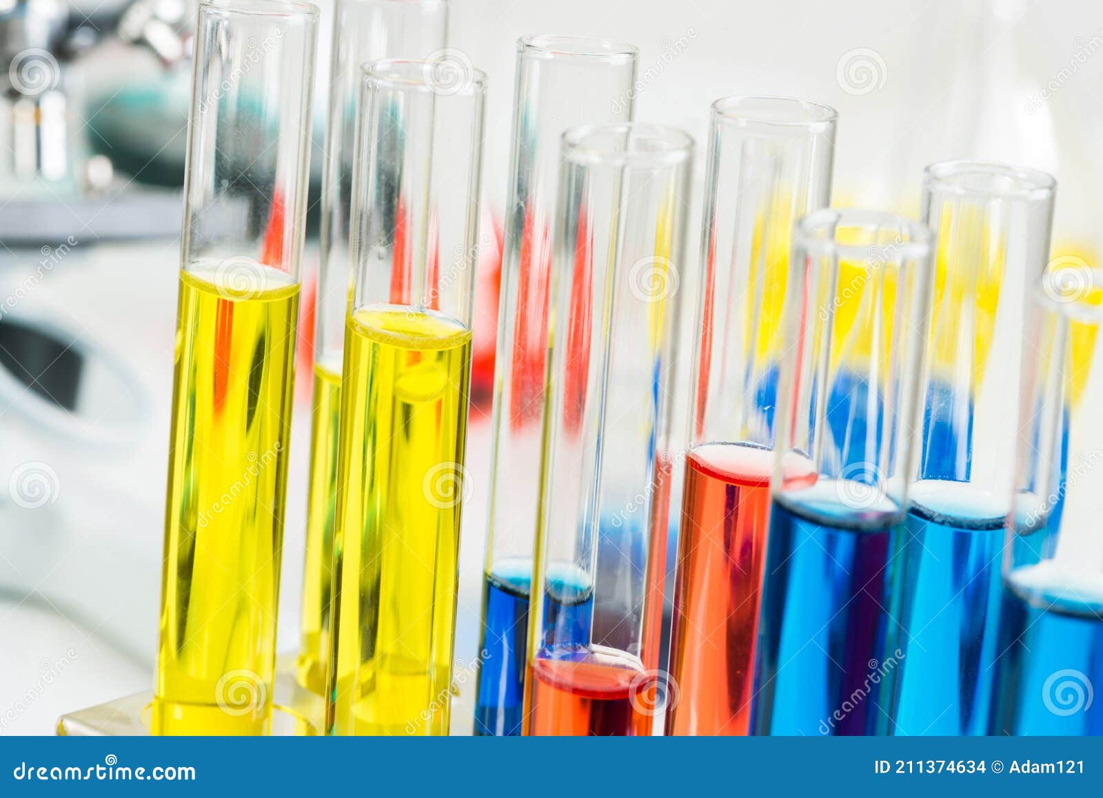 Analysis and Synthesis in Laboratory. Stock Photo - Image of reaction ...