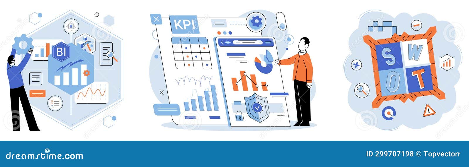 Analysis Tool. Illustrations Convey Ideas Visually and Attractively ...