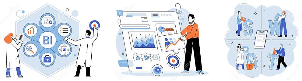 Analysis Tool. Infographics Simplify Complex Information and Make it More Accessible Stock ...