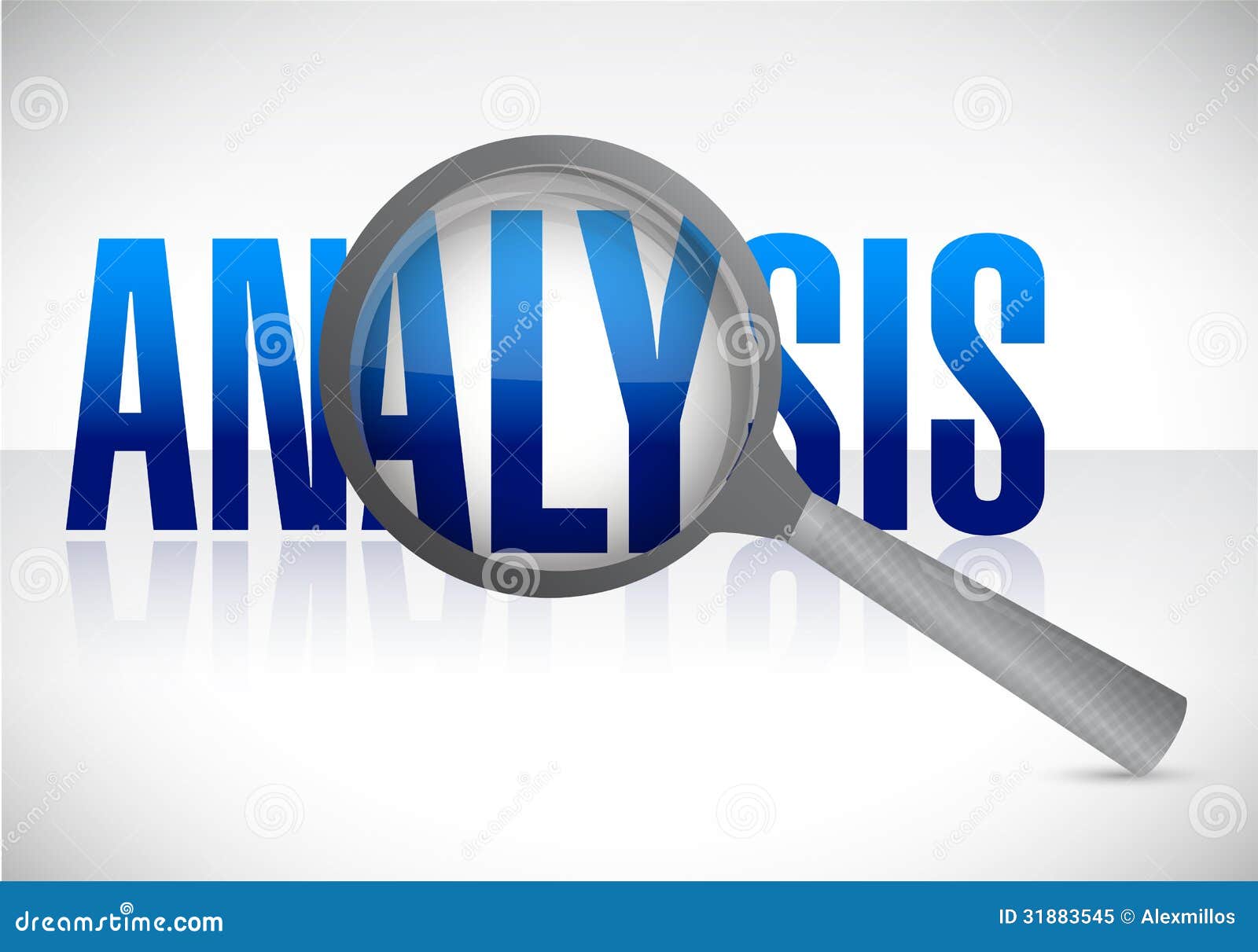 Analysis under research stock illustration. Illustration of check ...