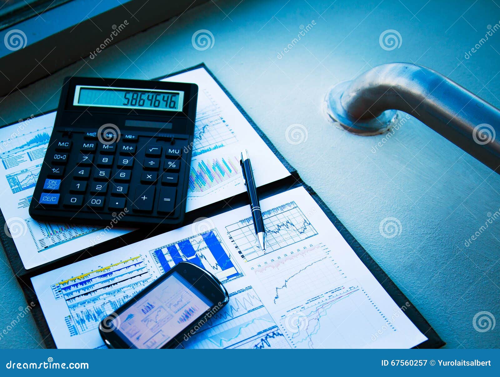 Analysis of workplace stock image. Image of cover, application - 67560257