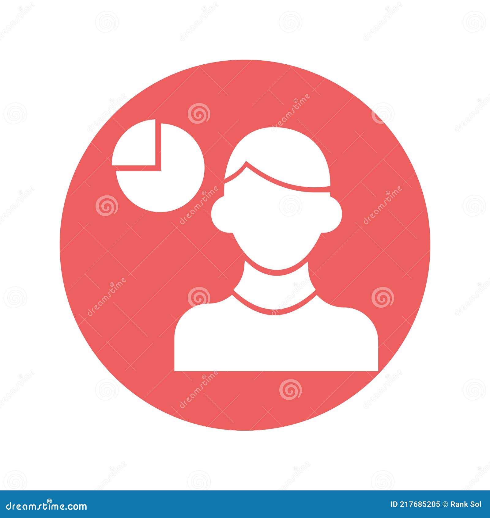 Analyst Character Isolated Vector Icon Which Can Easily Modify or Edit ...